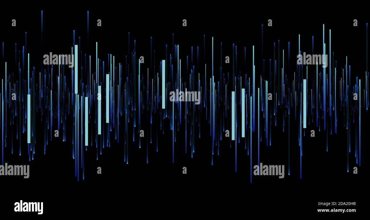 Sound waves height background. Music and audio light waves banner ...