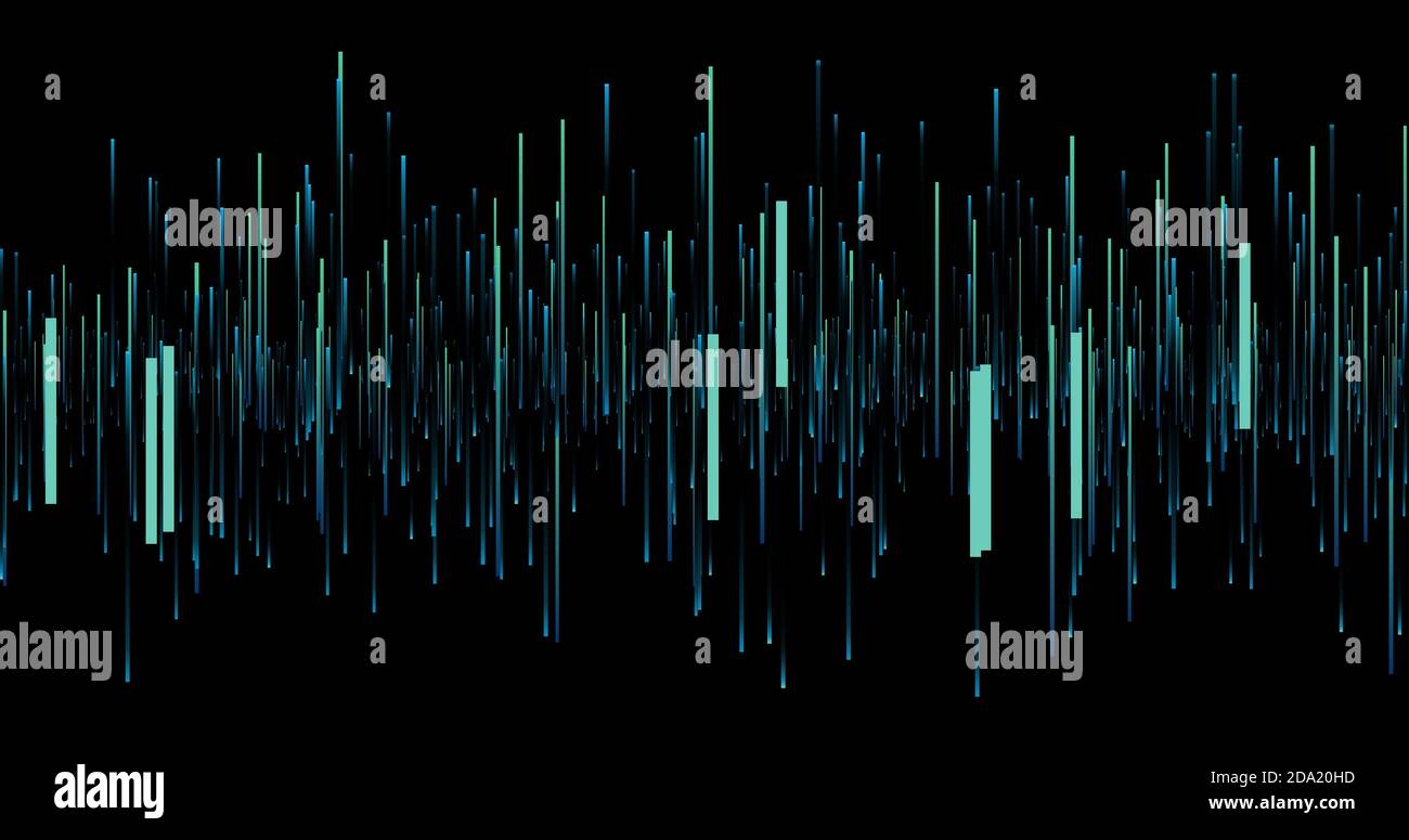 Sound waves height background. Music and audio light waves banner ...