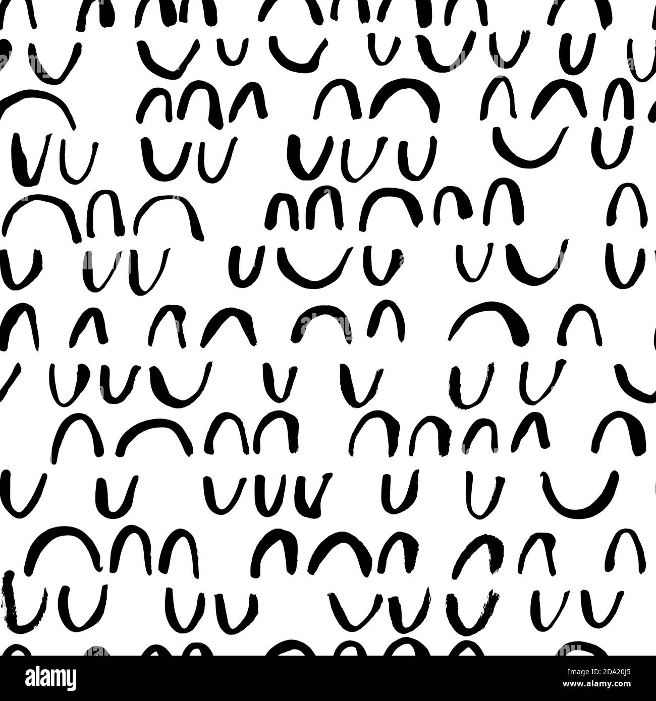 Hand drawn doodle arches vector seamless pattern Stock Vector Image ...