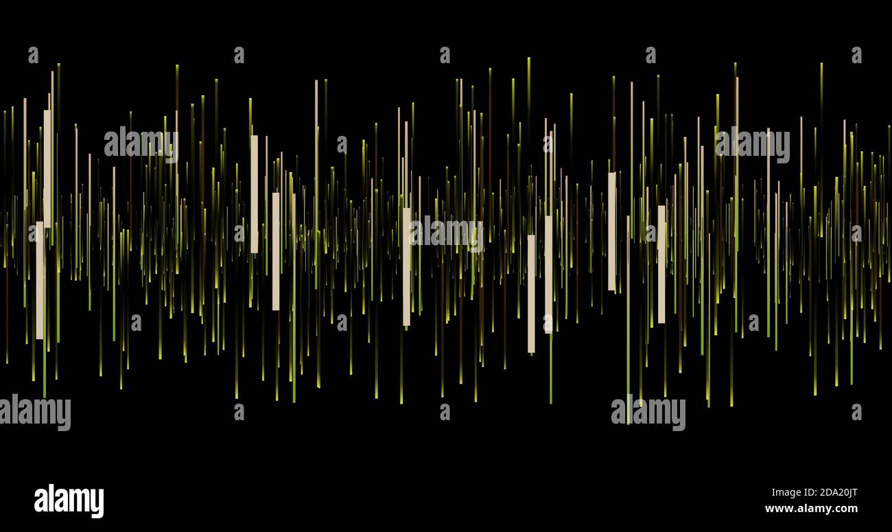 Sound waves height background. Music and audio light waves banner ...