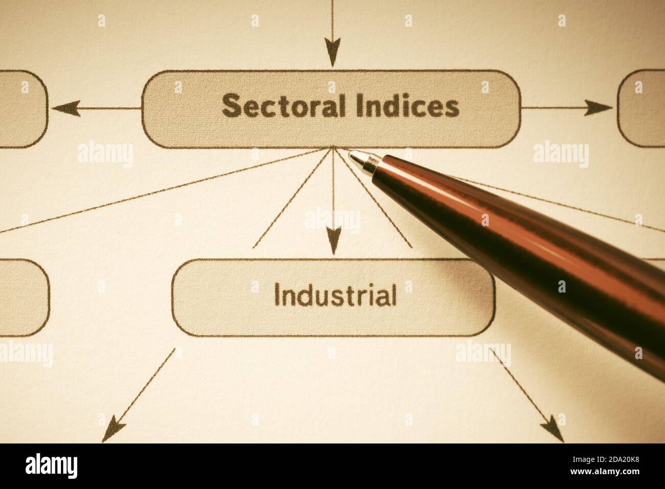 Business sector stucture infographics analysis Stock Photo - Alamy