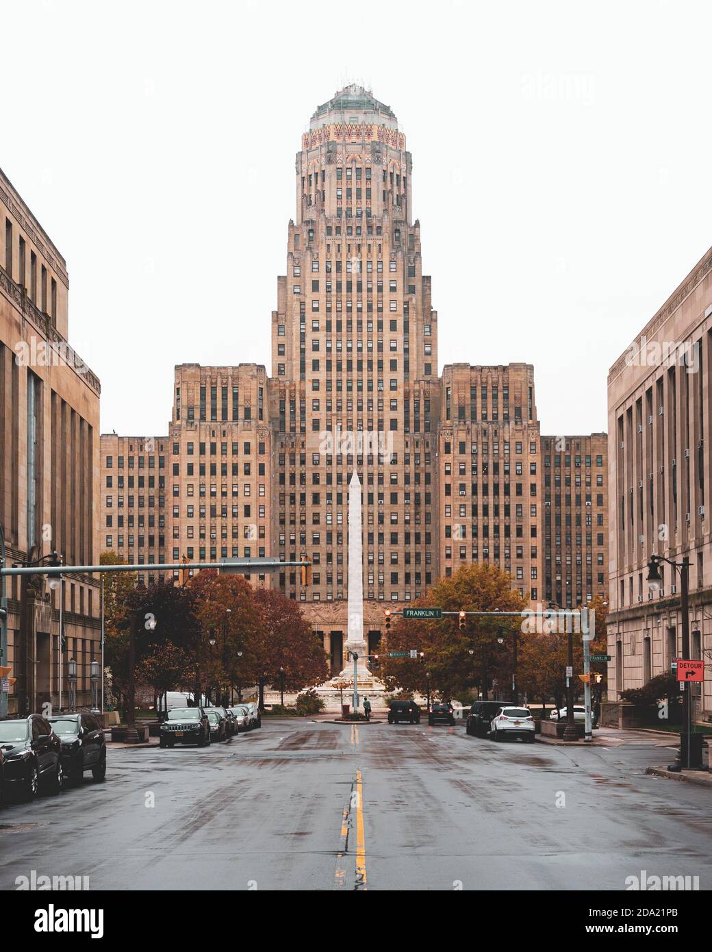 City Hall with autumn color, in downtown Buffalo, New York Stock Photo ...
