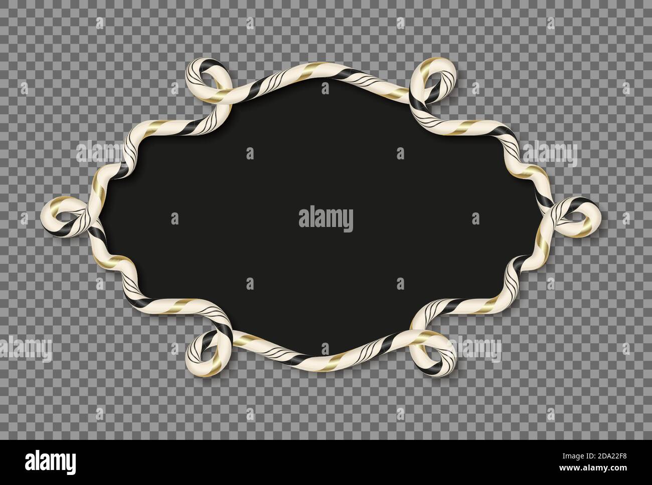 Christmas border white decor Stock Vector Images - Alamy