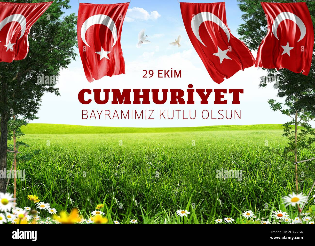 Turkey; Turkish Flag, Celebration and Turkish Flag Stock Photo - Alamy