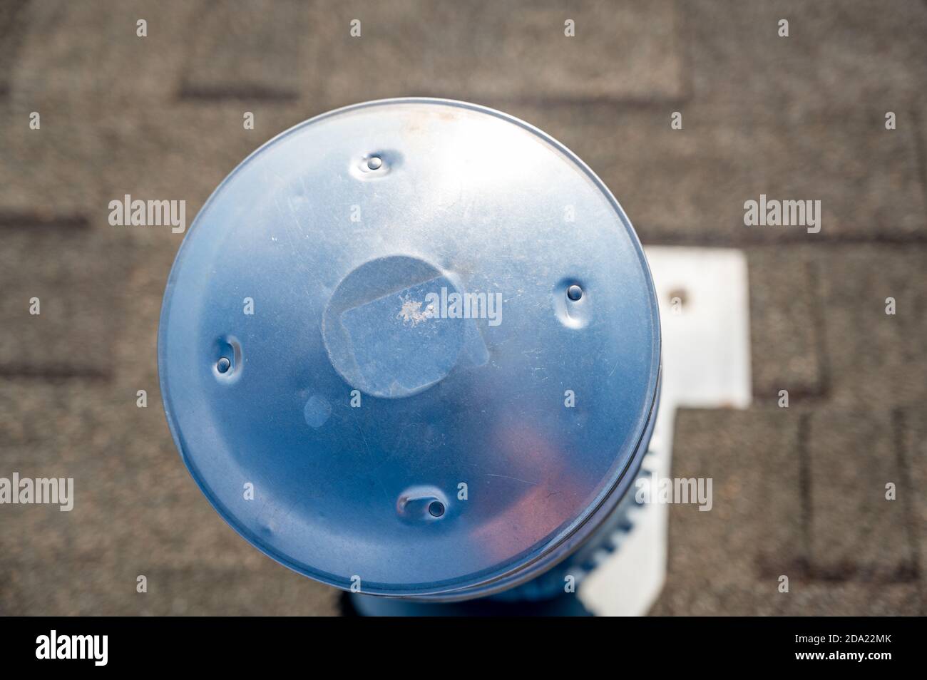 typical example of a residential roof chimney exhaust Stock Photo - Alamy