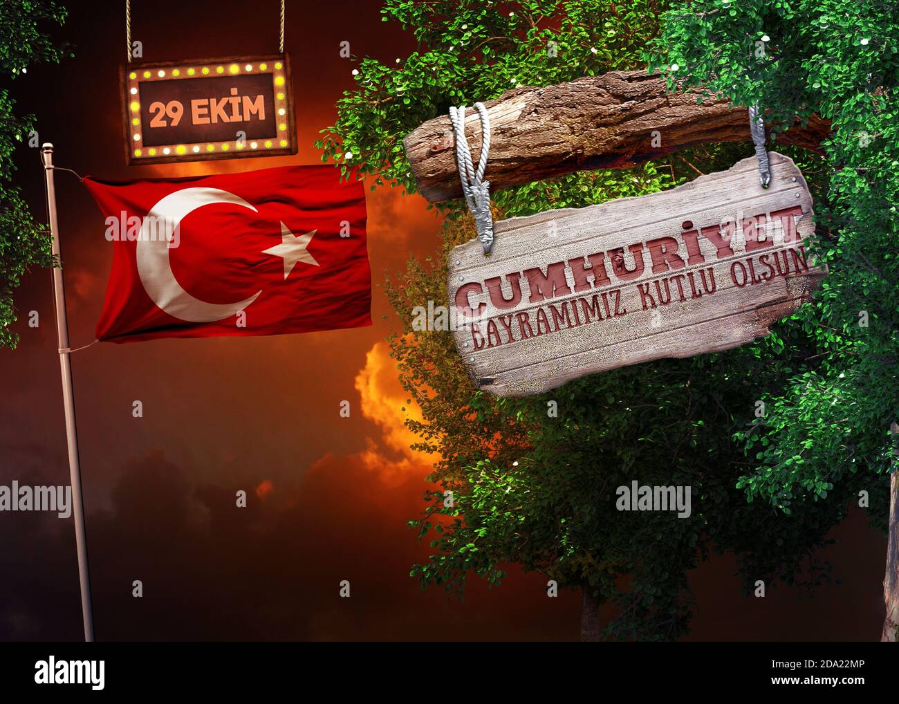 Turkey; Turkish Flag, Celebration and Turkish Flag Stock Photo - Alamy