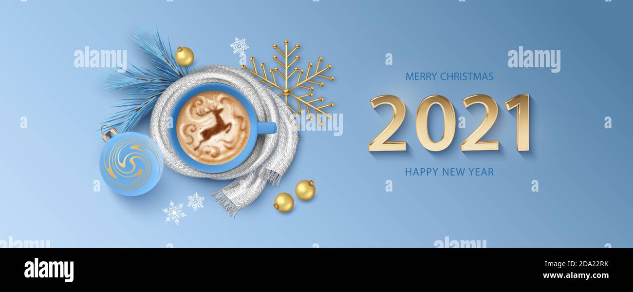 Christmas new year drink Stock Vector Images - Alamy