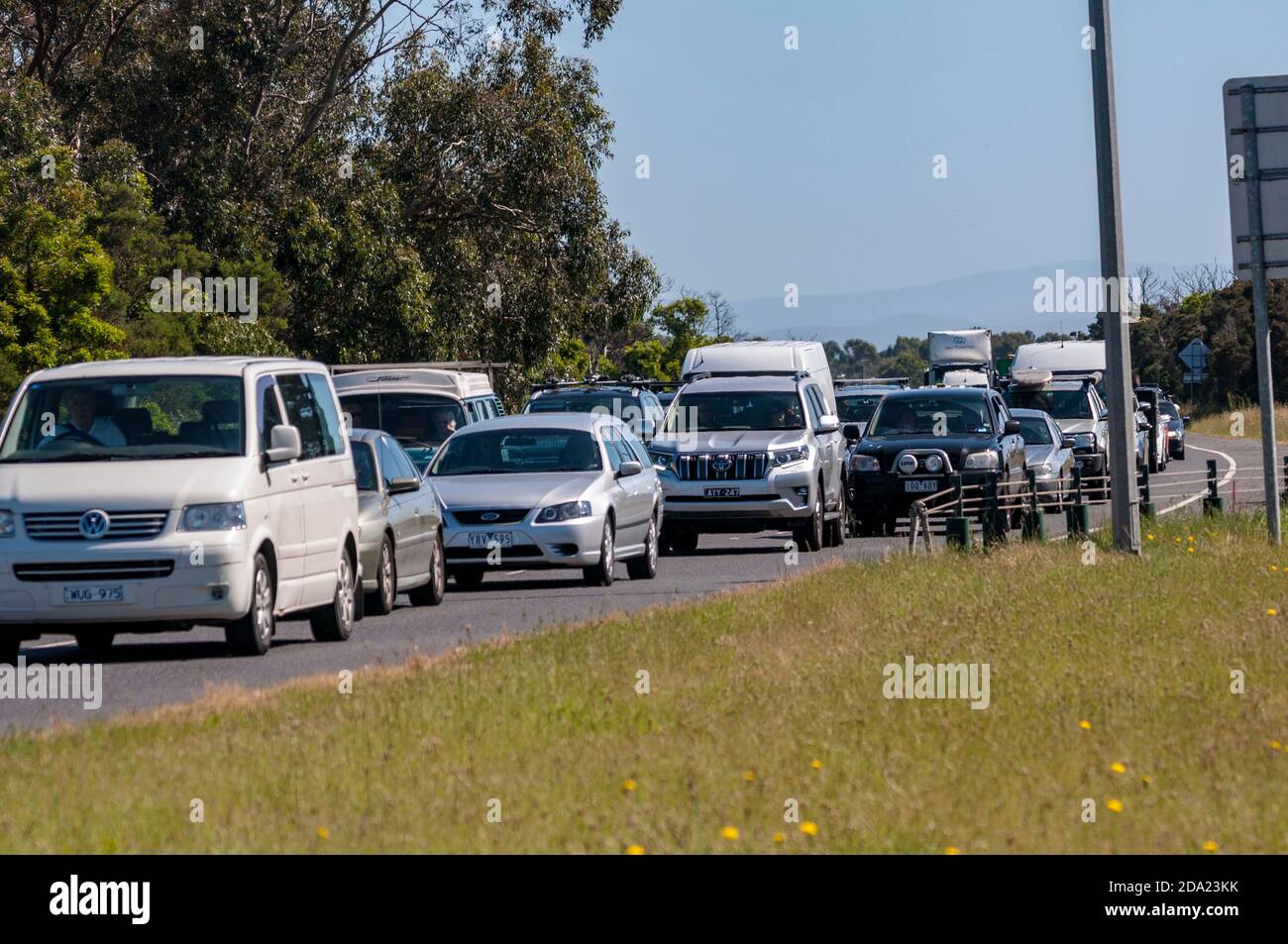 Melbourne lockdown lifted Last check point Lang Lang, Out to the ...