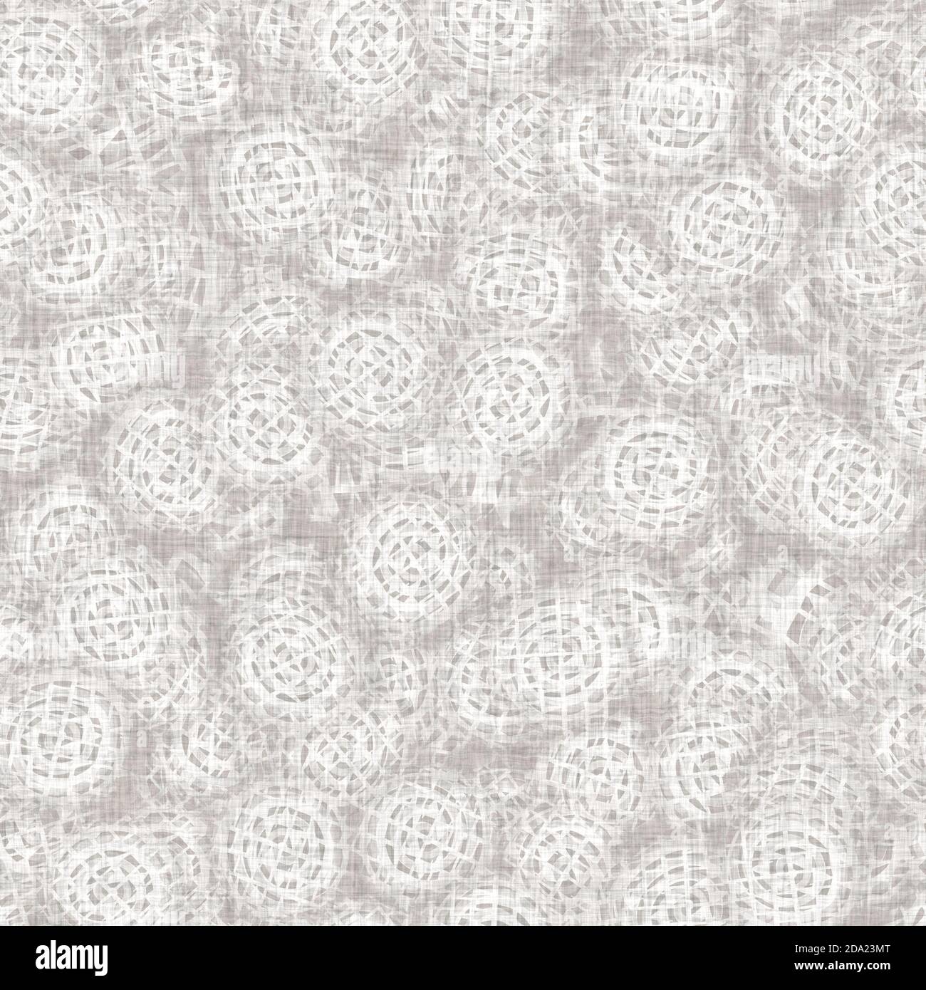 Seamless light grey woven collage linen texture background. Flax hemp ...