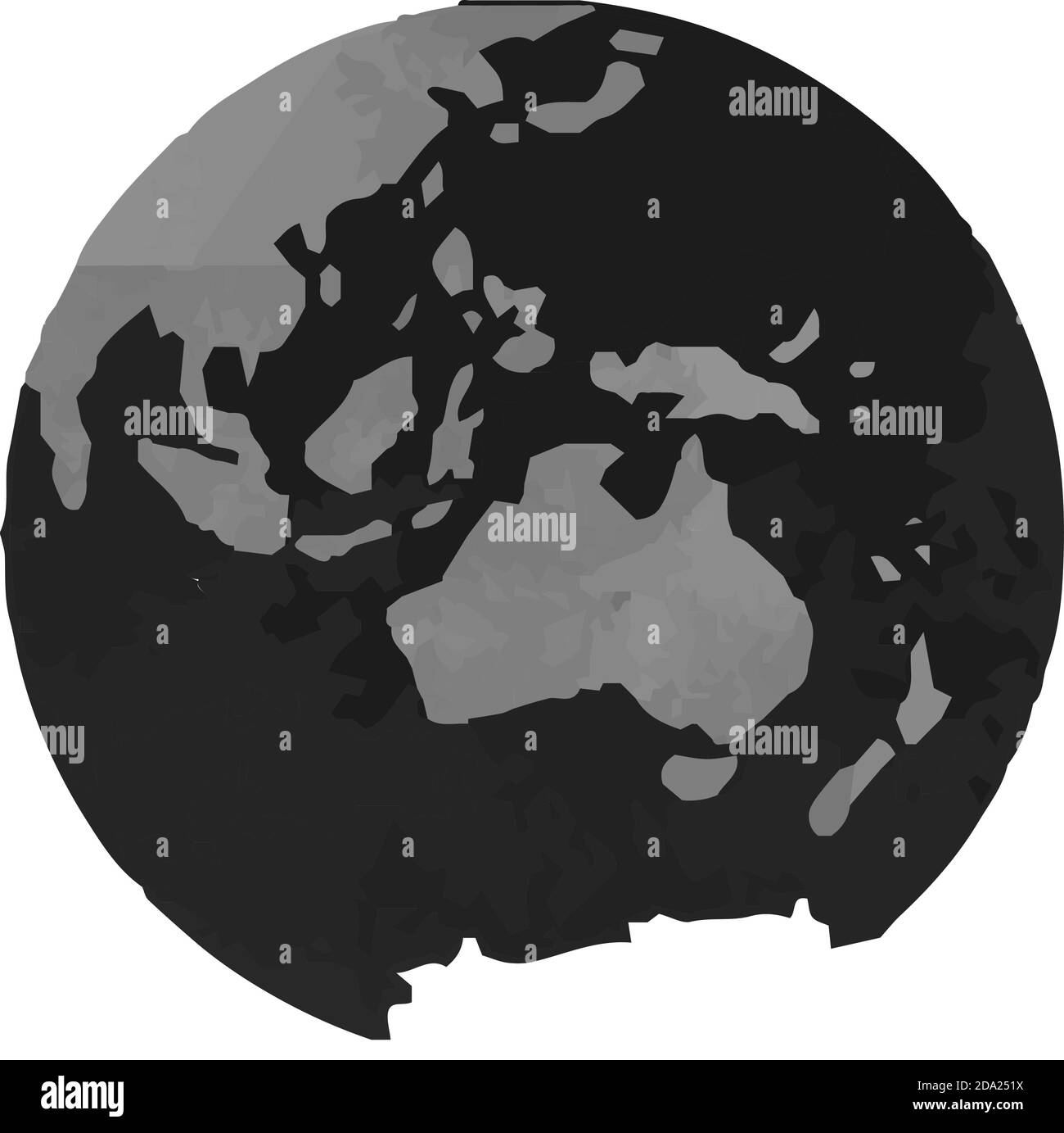 This is a illustration of Monochrome Watercolor-like Illustration of a ...