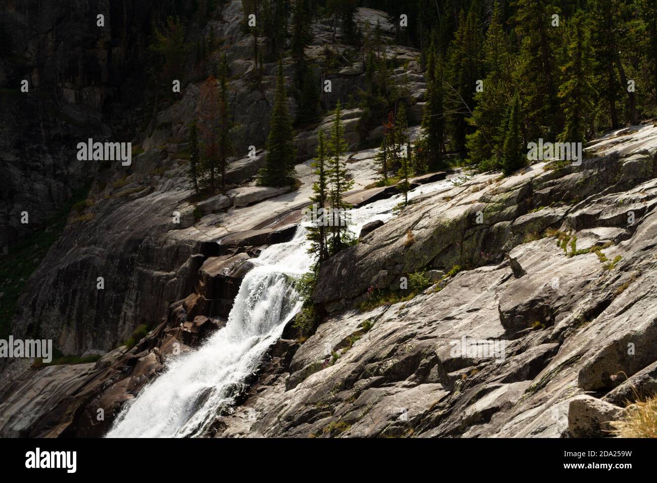 Impasse Falls above Duggan Lake in the East Rosebud drainage along the ...
