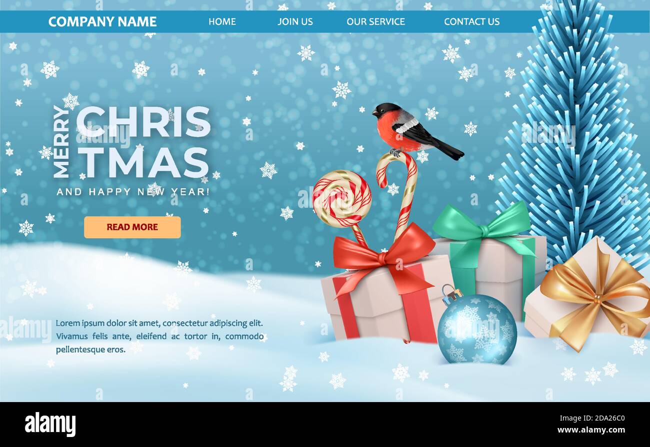 Christmas web background template Stock Vector Image & Art - Alamy