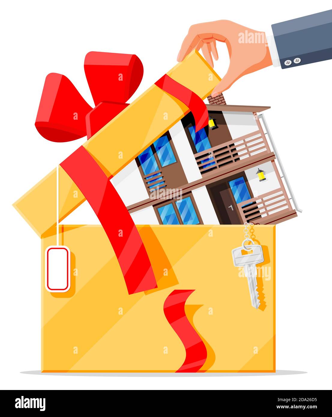 Countryside property developer Stock Vector Images - Alamy