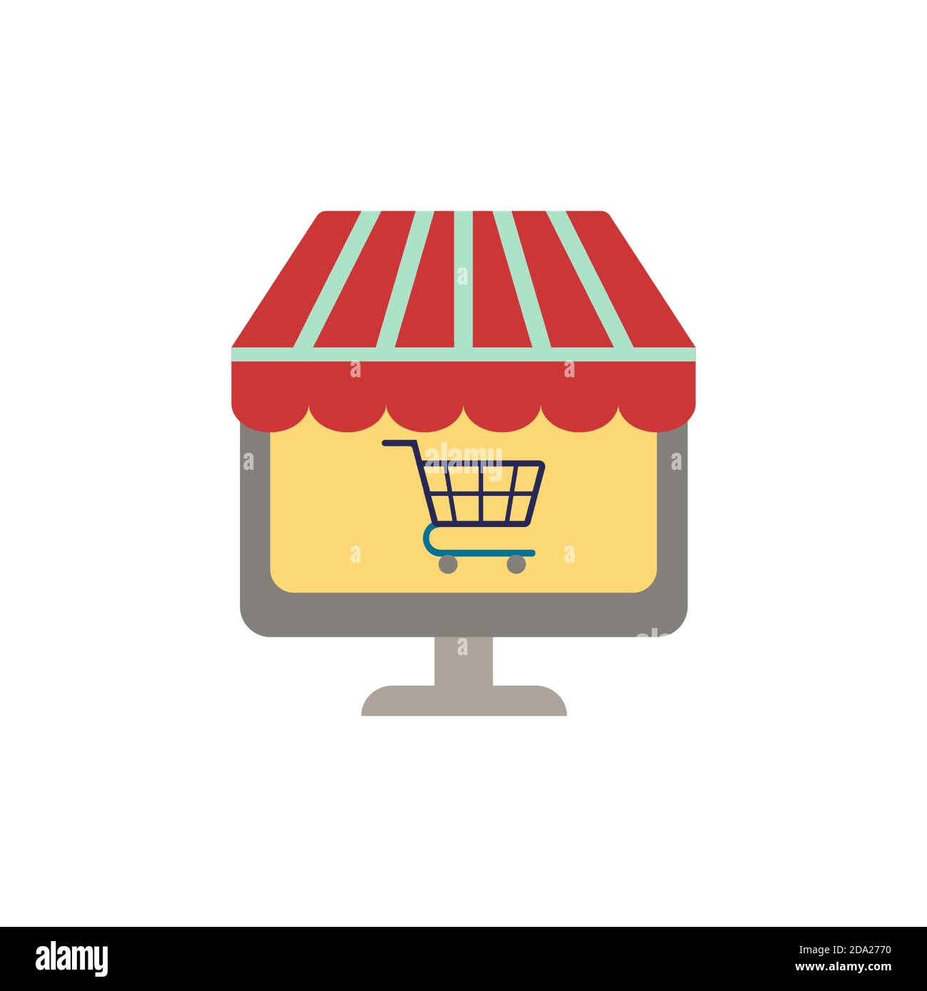 Online Store icon. Simple element from e-commerce collection. Creative ...