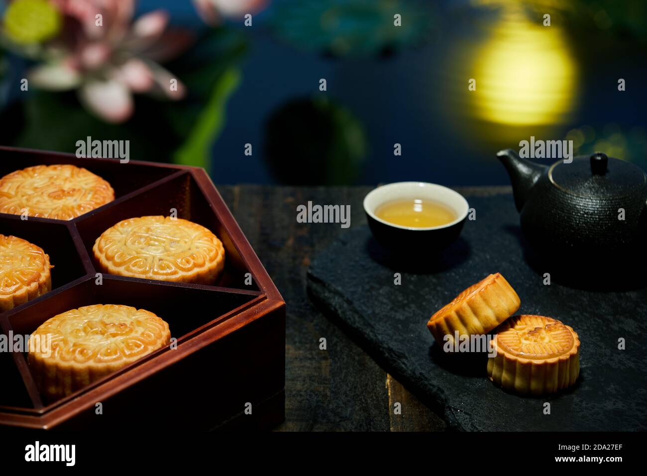 Mooncake box hi-res stock photography and images - Alamy