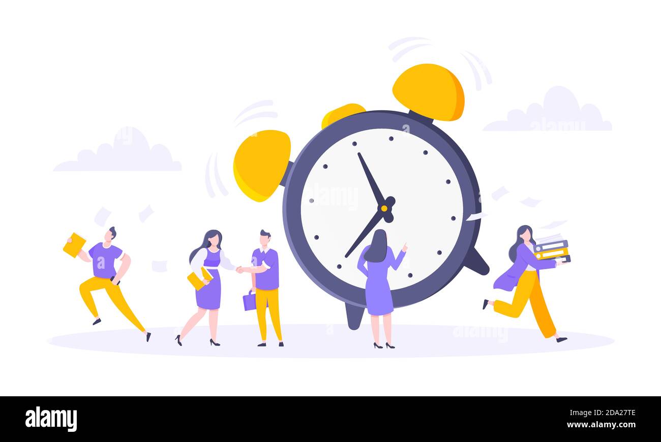 Good working time or effective time management business concept Stock ...