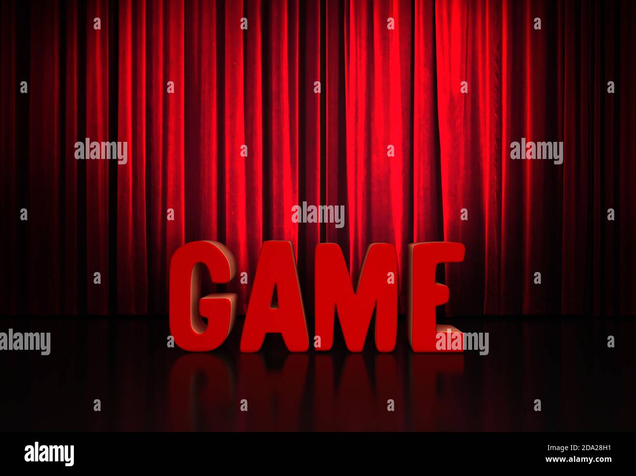 Game, Background, 3D Writing Stock Photo - Alamy