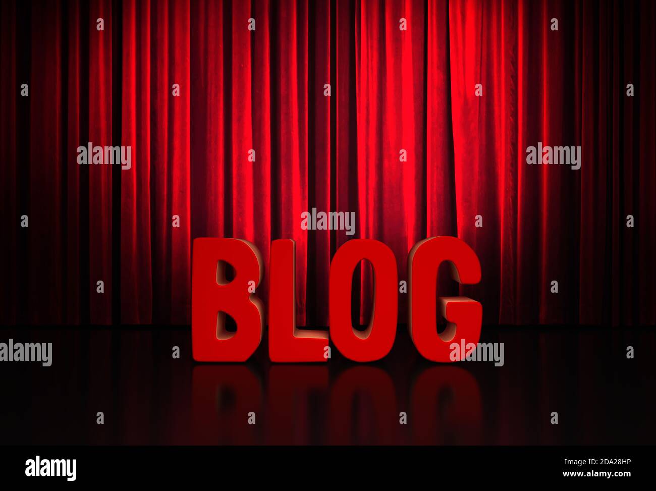 Blog, Background, 3D Writing Stock Photo - Alamy