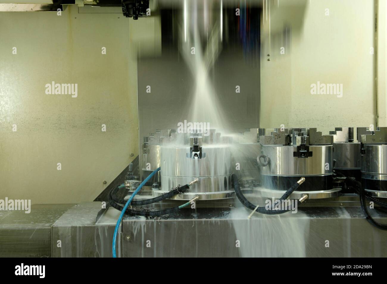 Metalworking CNC milling machine. Engineering Workshop Stock Photo - Alamy