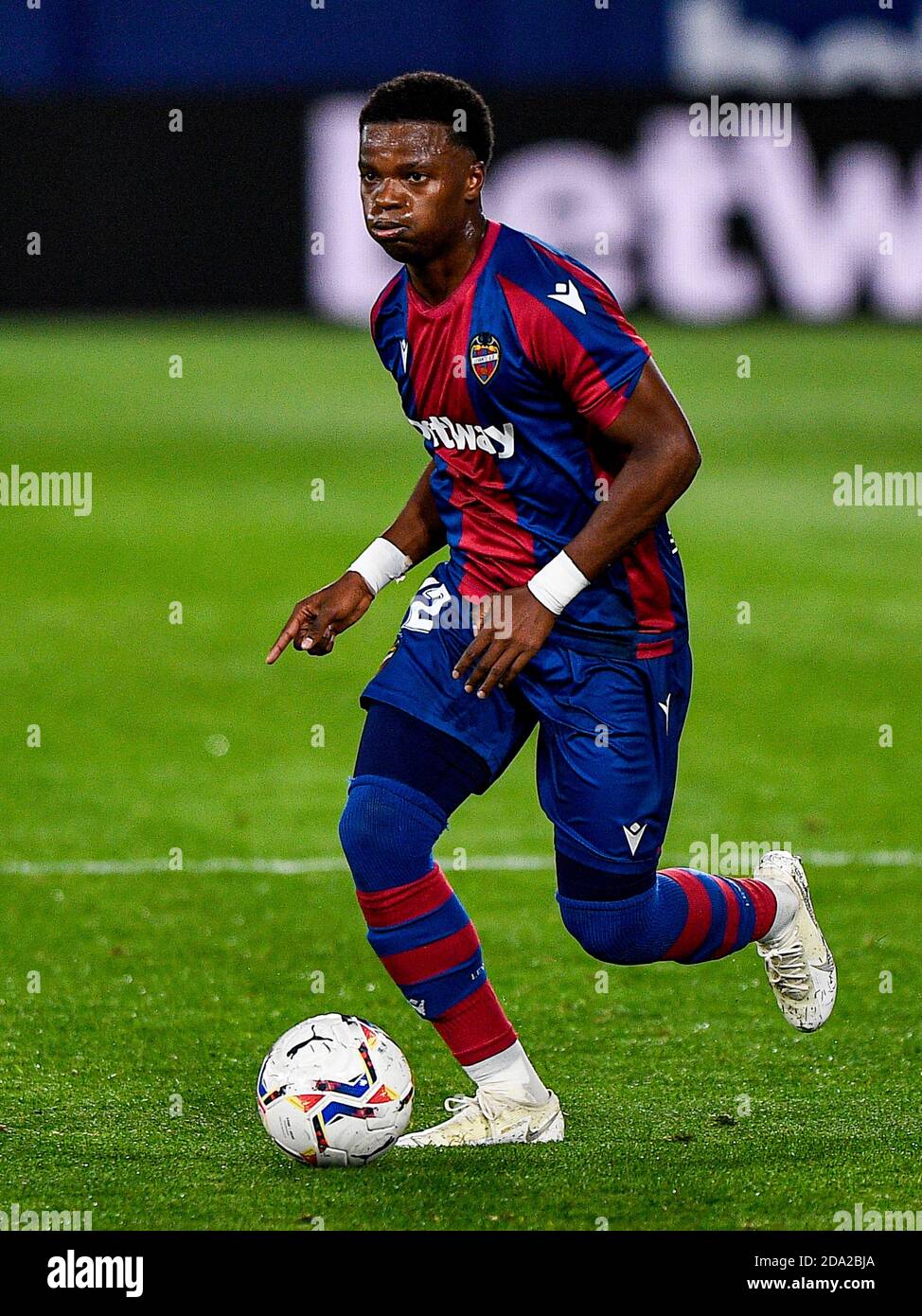 VALENCIA, SPAIN - NOVEMBER 08: Mickaël Malsa of Levante during the La ...