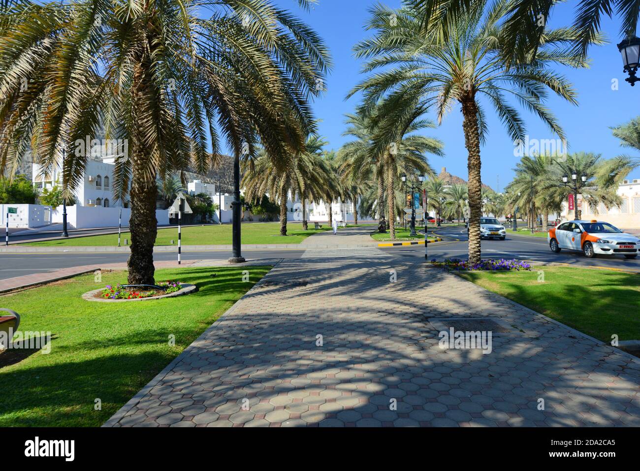 Beautiful gardens in old Muscat, Oman Stock Photo - Alamy