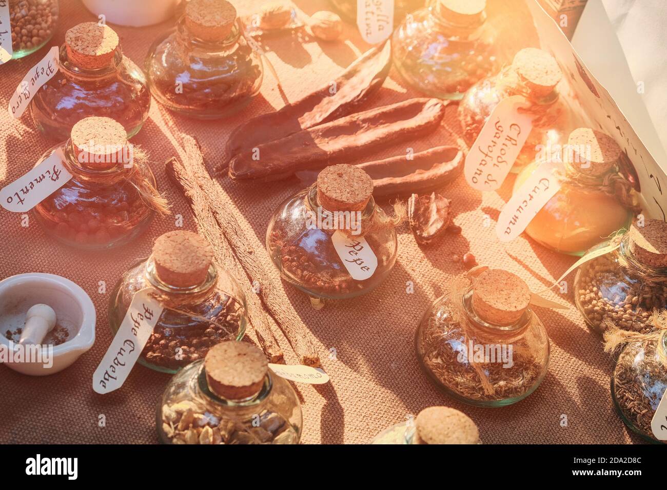 Historical reconstruction of the sale of spices in the old Bazaar ...
