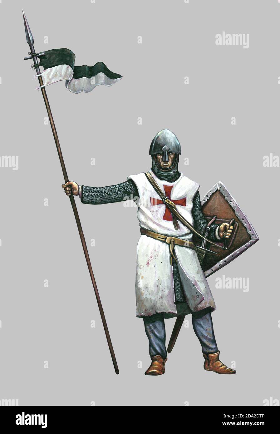 Knights templar cross hi-res stock photography and images - Alamy