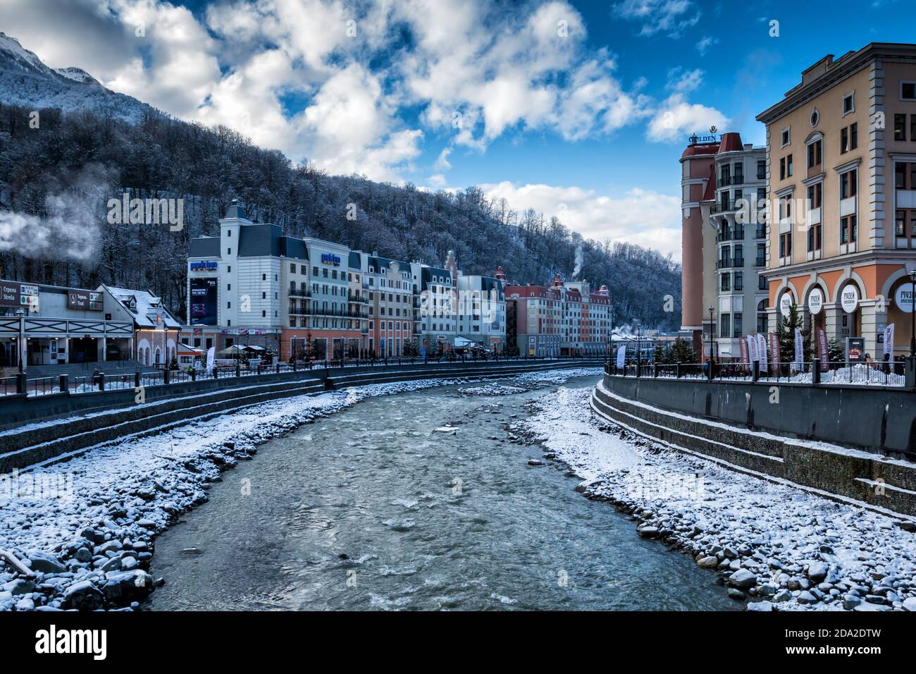 Rosa Khutor Alpine Resort Stock Photo - Alamy