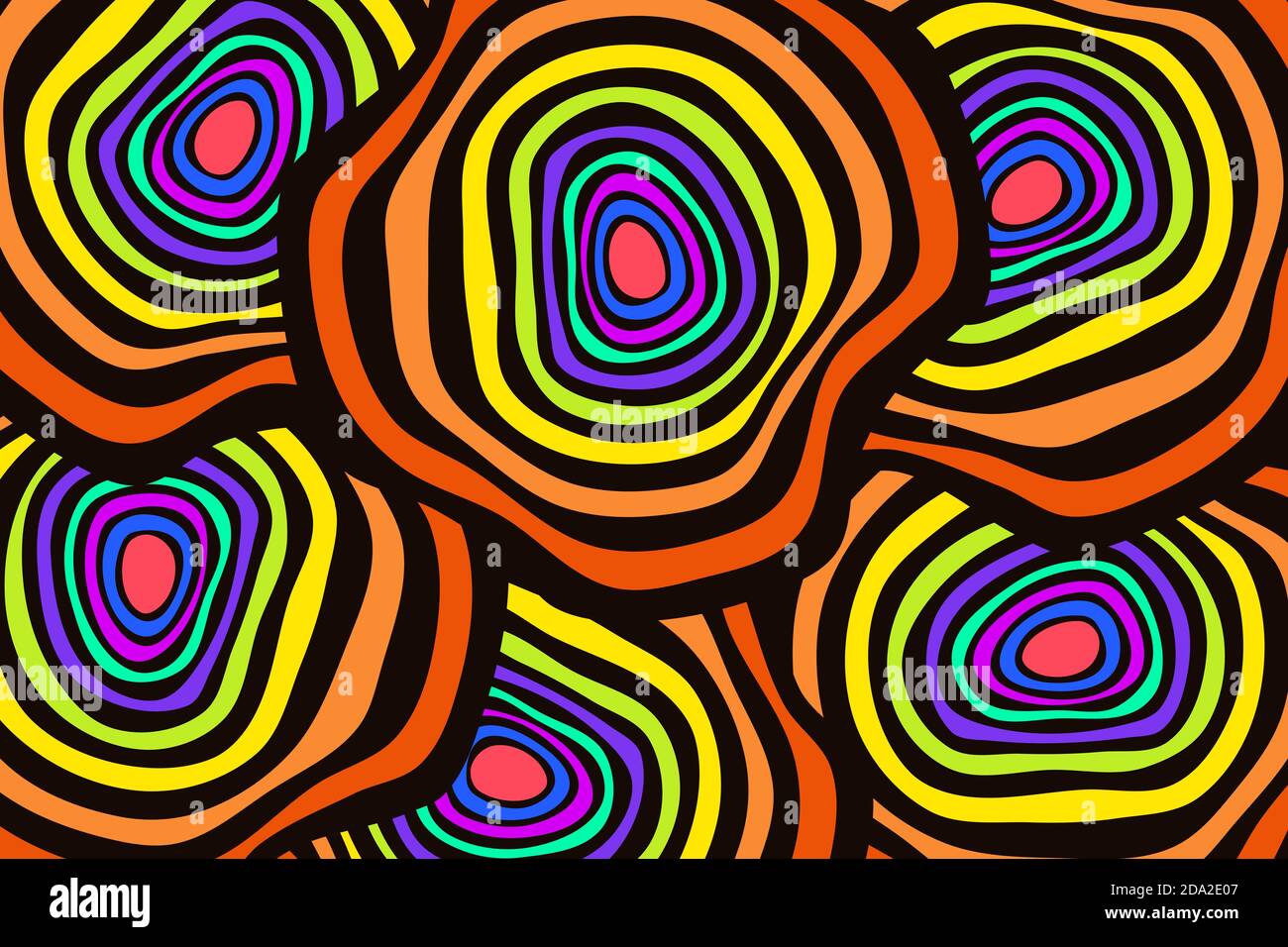 60s psychedelic art hi-res stock photography and images - Alamy
