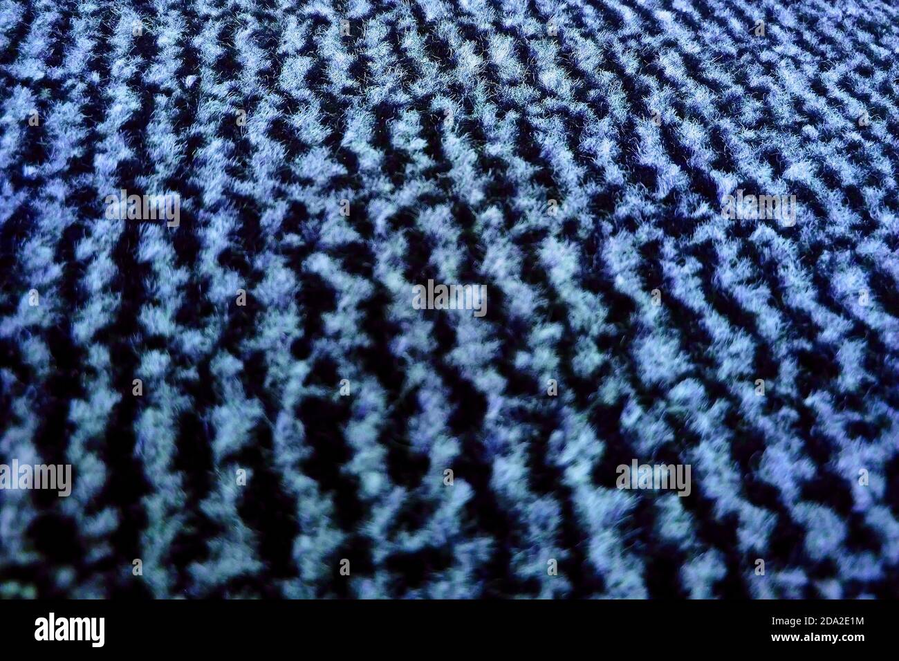 Texture carpet of wool with fine pile of blue and black colors Stock ...