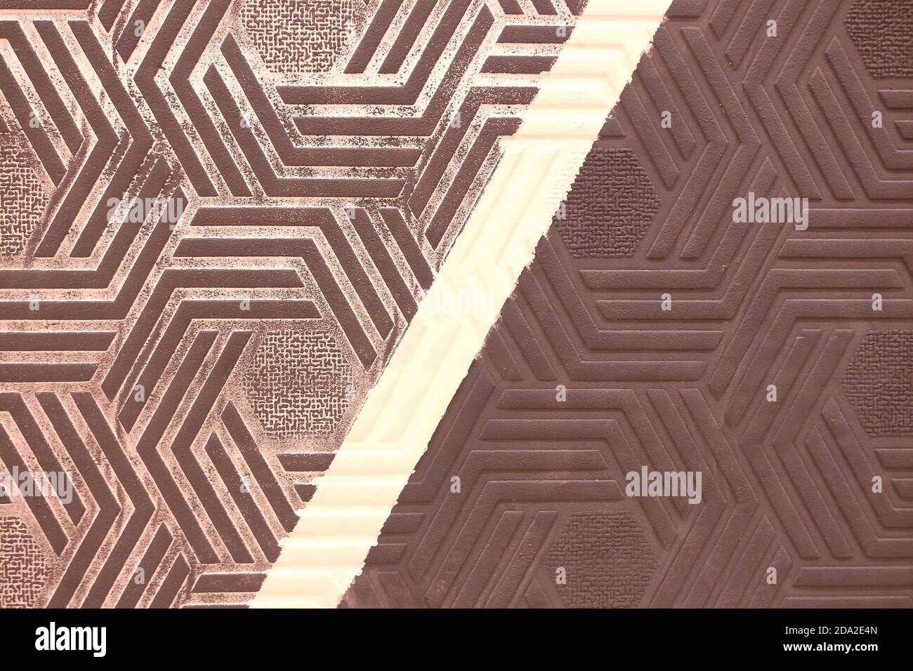 Background surface with a pattern hexagon geometric shapes divided in ...