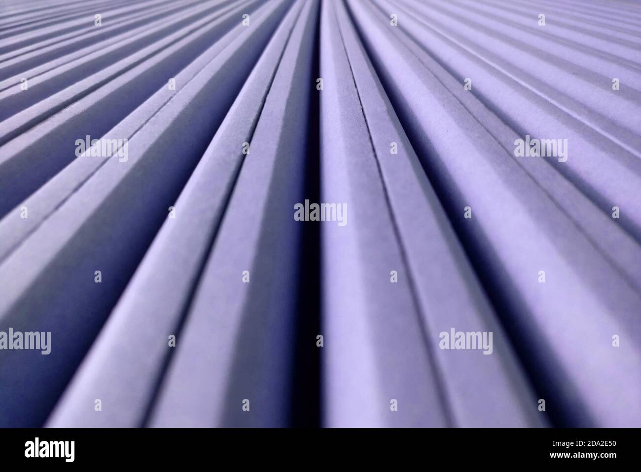 Texture of long parallel lines of soft industrial material, blue ...