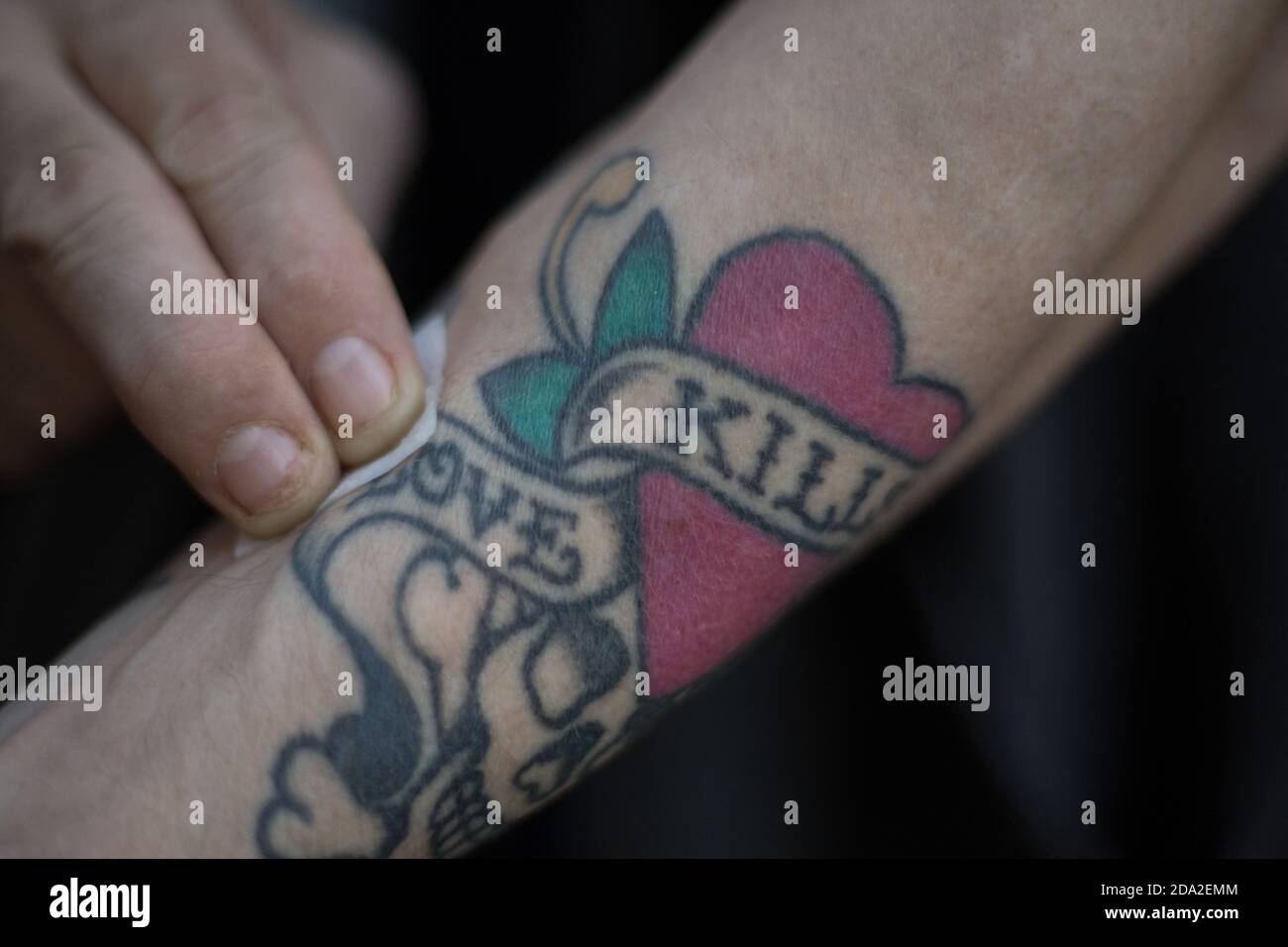 Drug addicts prepare and inject their heroin and drugs, inside the Safe ...