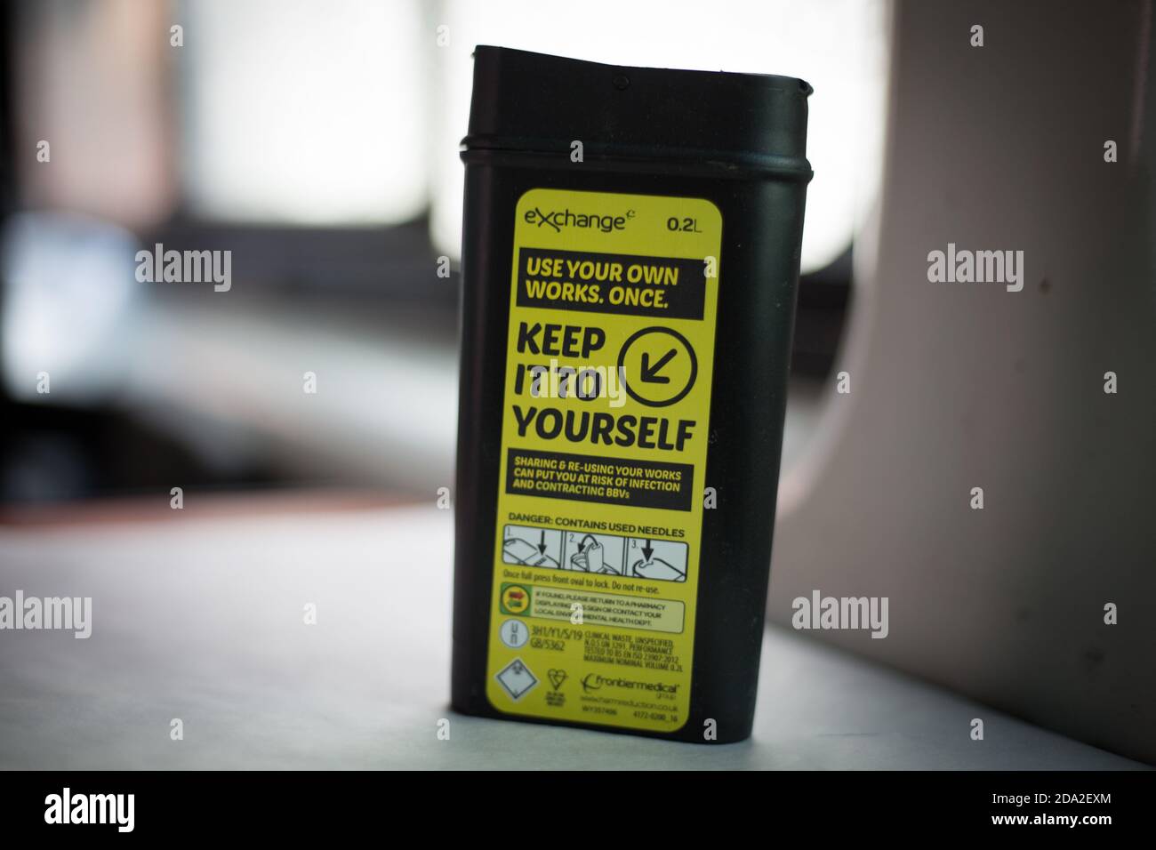 Peter Krykant and his Safe Consumption (of drugs) van, in which drugs ...