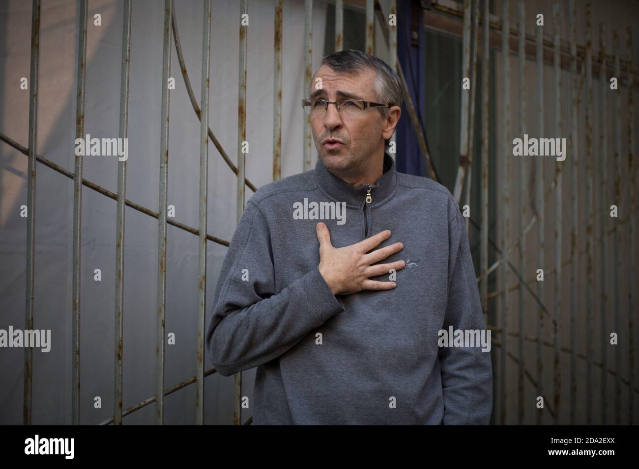 Peter Krykant and his Safe Consumption (of drugs) van, in which drugs ...