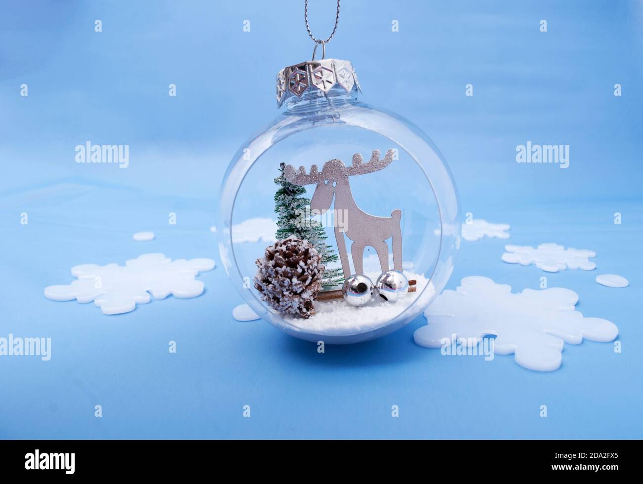Christmas set in a ball Stock Photo - Alamy
