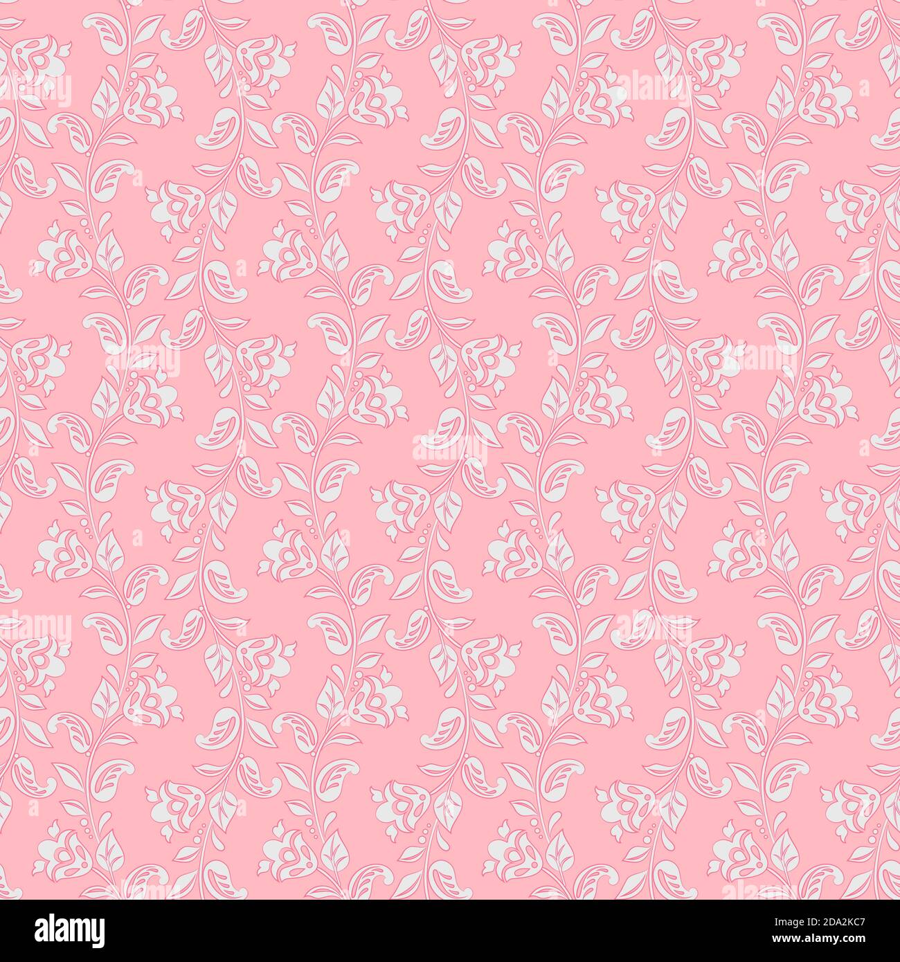 Seamless vintage vector background. Vector floral wallpaper Stock ...