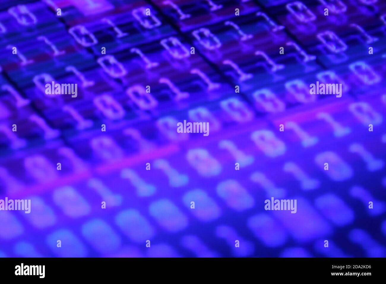 Illustration of blurry cool looking code numbers - copy space Stock ...