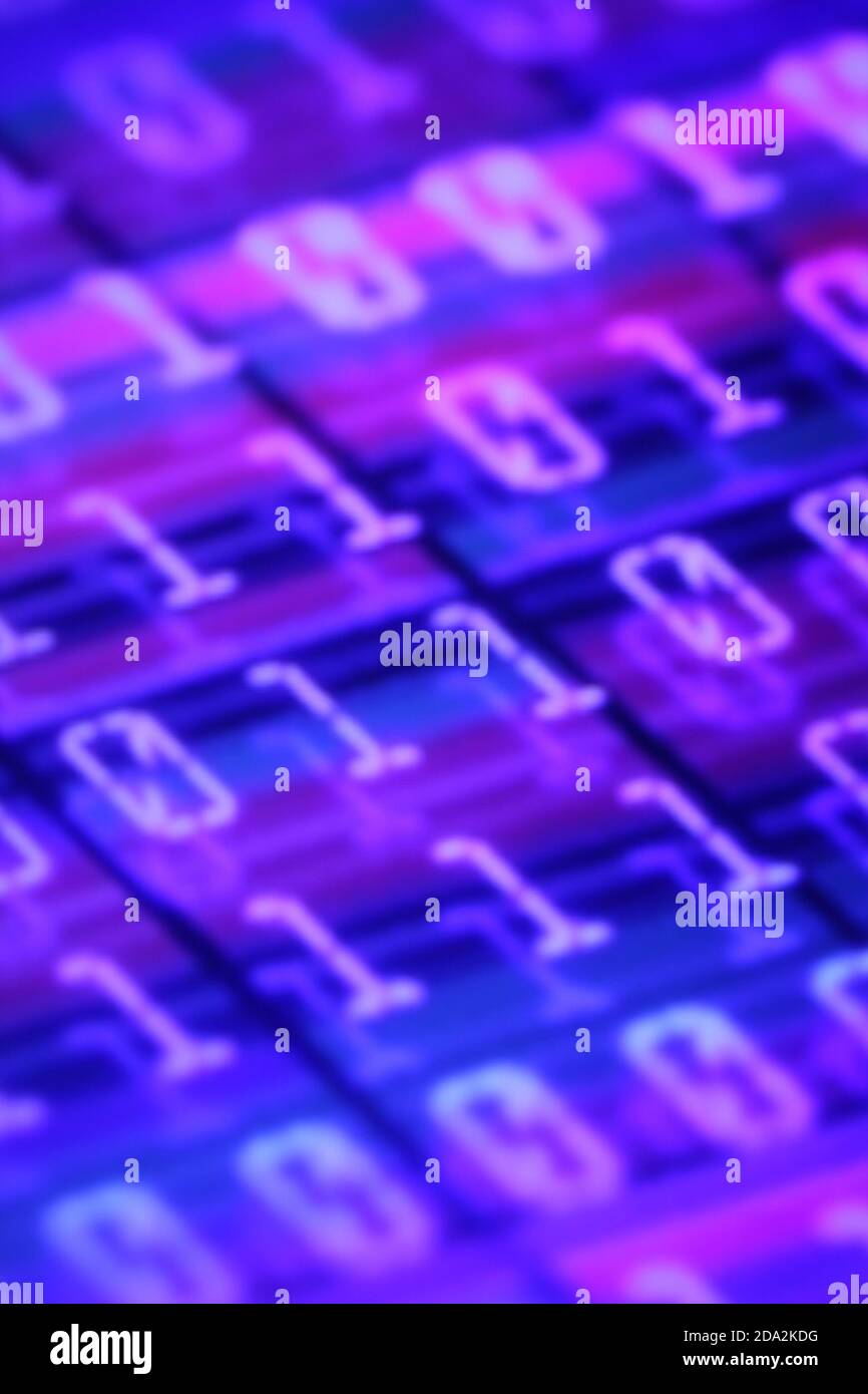 Illustration of blurry cool looking code numbers - copy space Stock ...