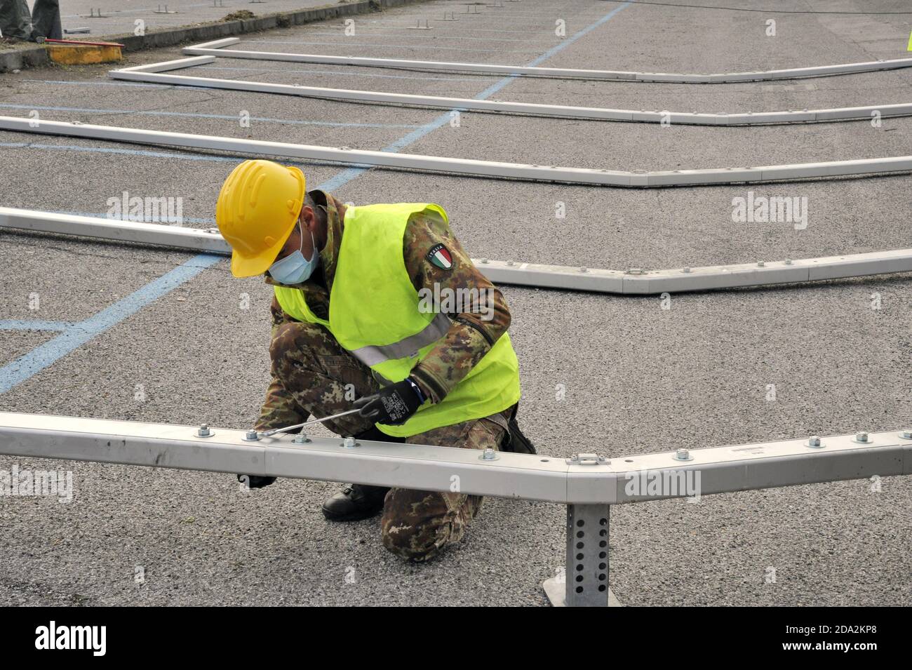 Milan, November 2020, Italian Army, units of NRDC (NATO Rapid ...