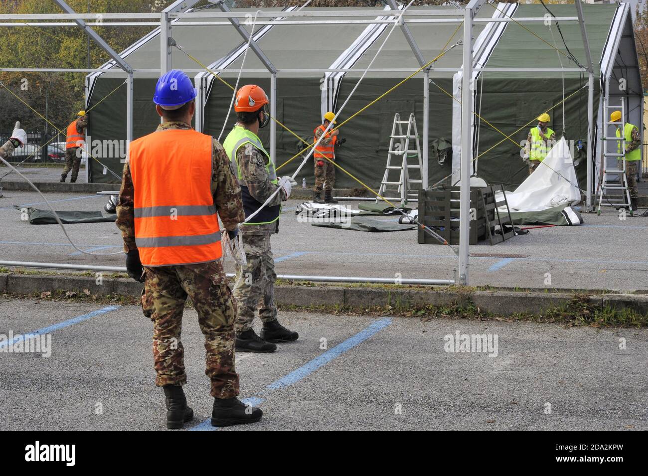 Milan, November 2020, Italian Army, units of NRDC (NATO Rapid ...
