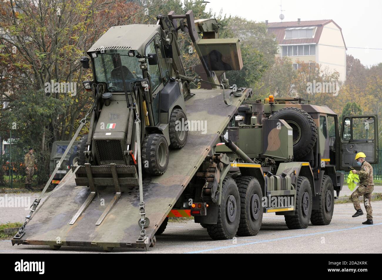 Milan, November 2020, Italian Army, units of NRDC (NATO Rapid ...