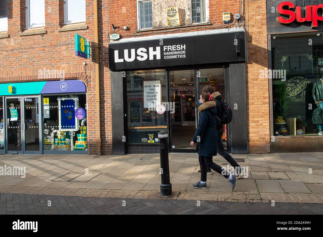Windsor, Berkshire, UK. 7th November, 2020. Lush Cosmetics is ...