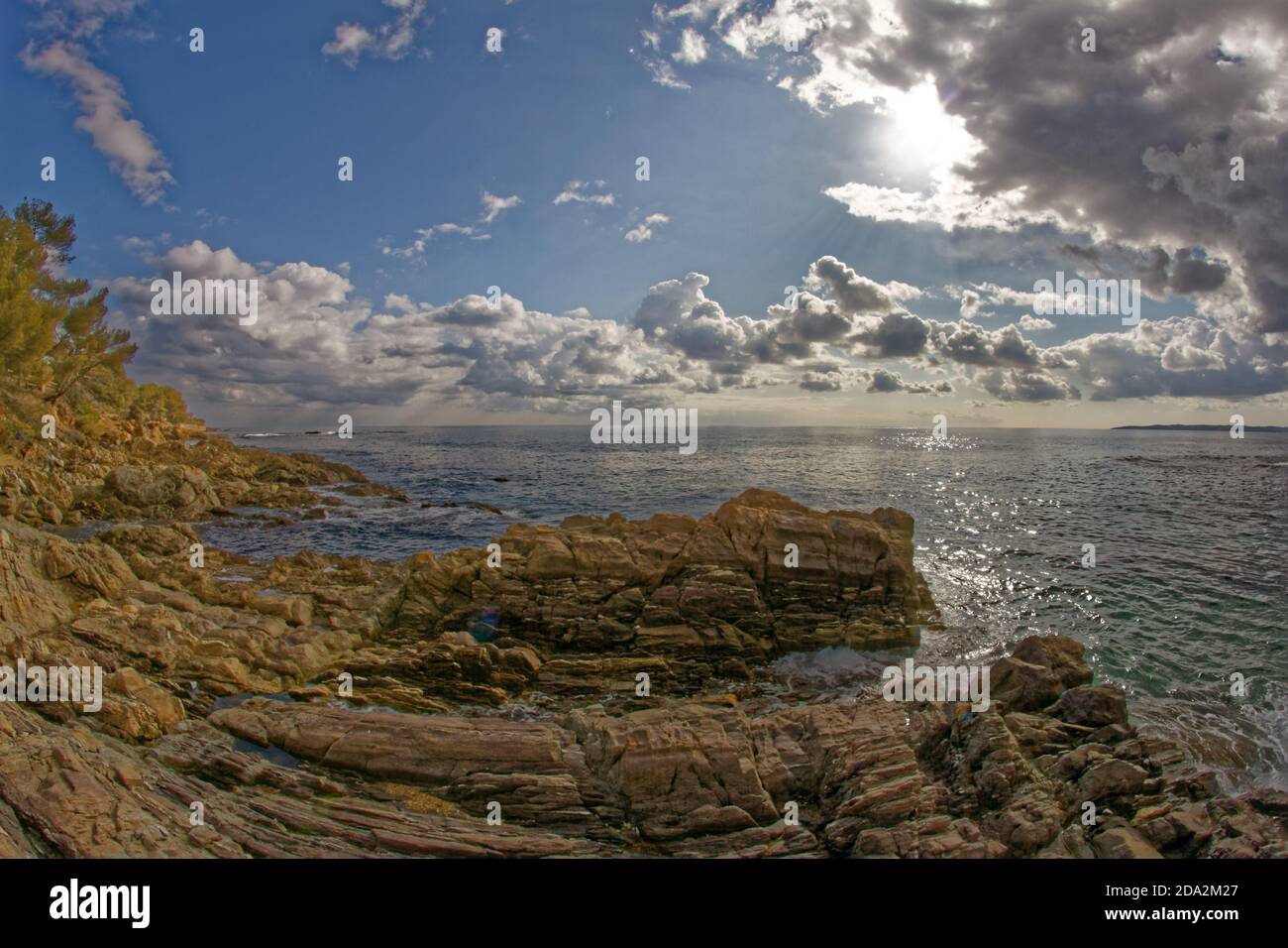 Les Issambres seafront - Franch Riviera - France Stock Photo - Alamy