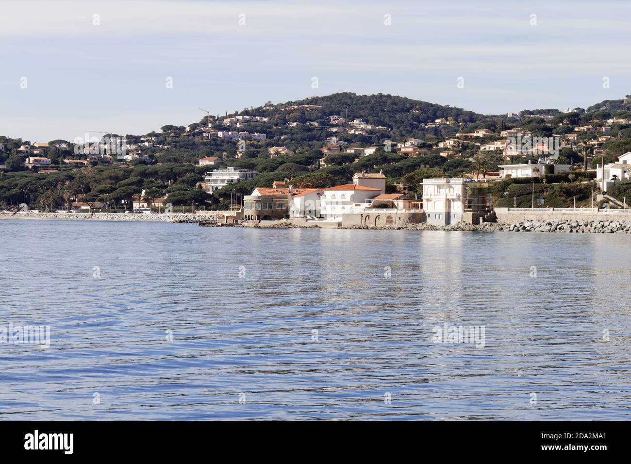 Sainte Maxime seafront - French Riviera - France Stock Photo - Alamy