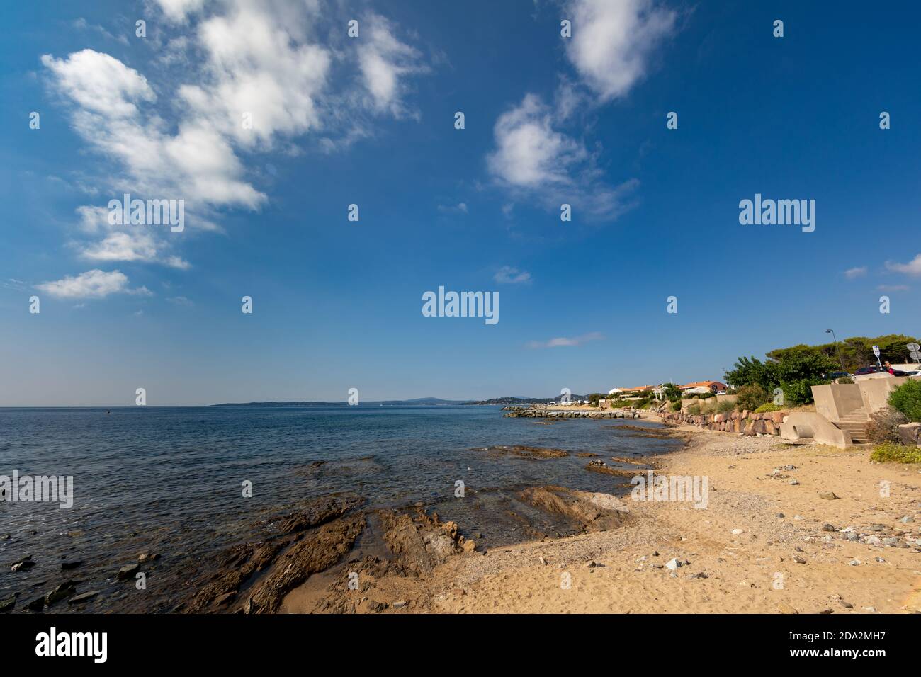 Les Issambres, Var, France - San Peire beach Stock Photo - Alamy