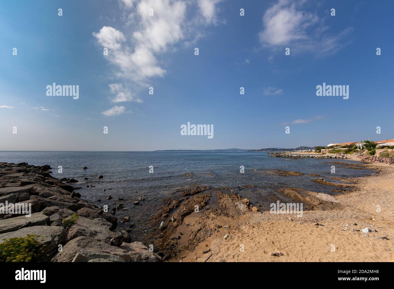 Les Issambres, Var, France - San Peire beach Stock Photo - Alamy