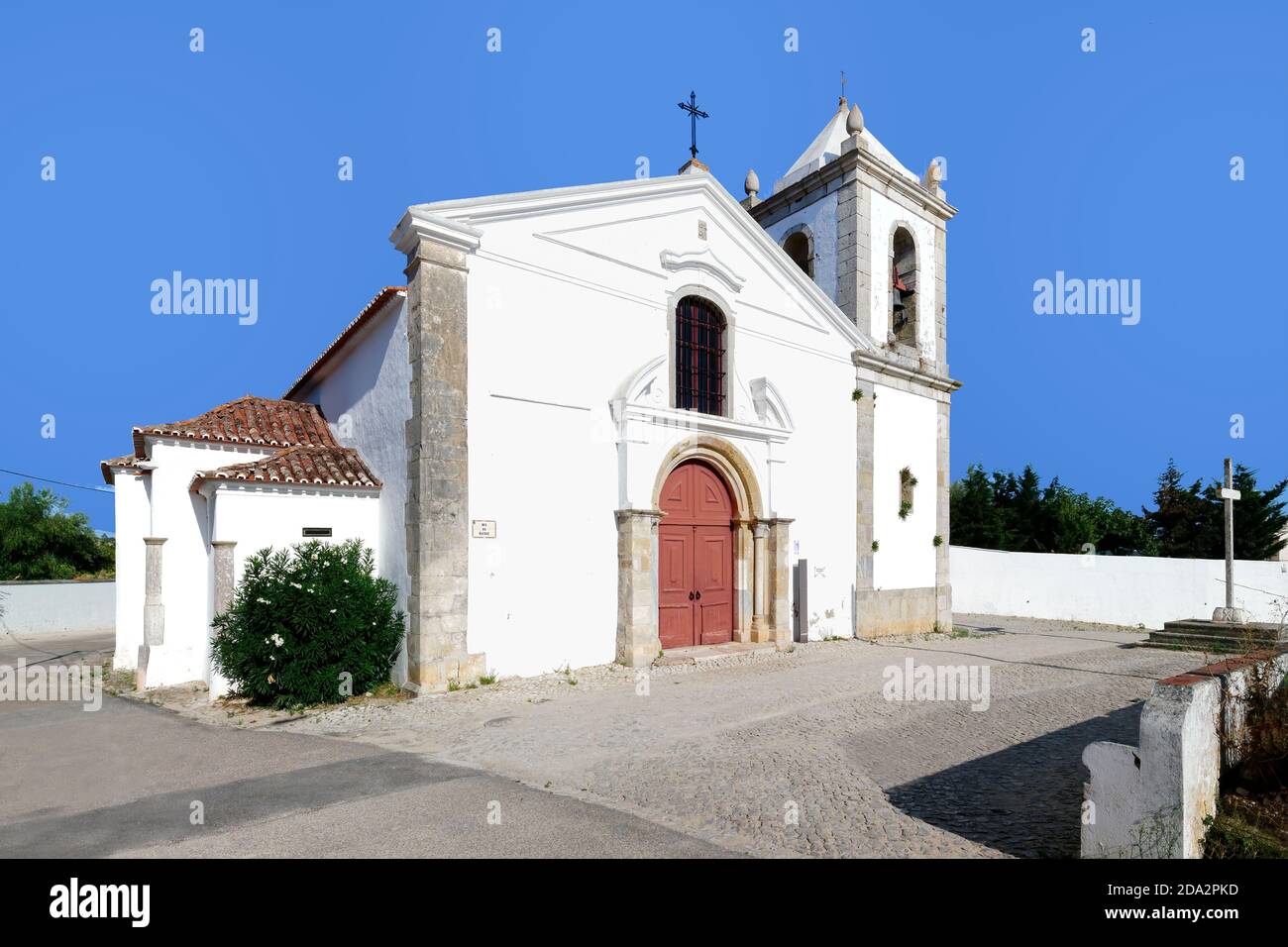 Santa Maria do Castelo Church, Alcacer do Sal, Lisbon coast, Portugal ...