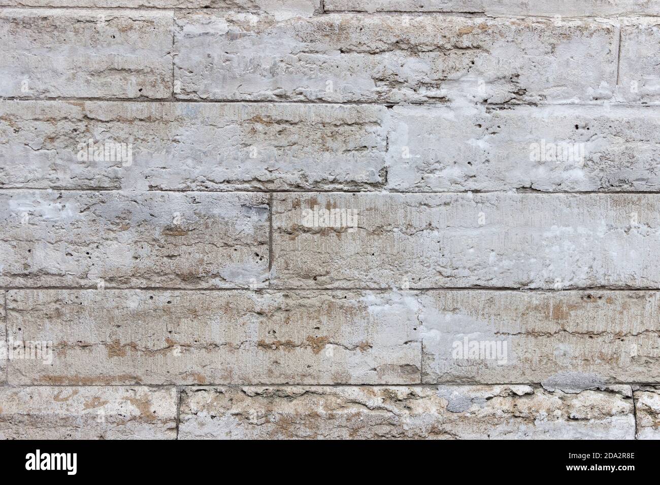 Wall surface of hewn stone light gray blocks Stock Photo - Alamy