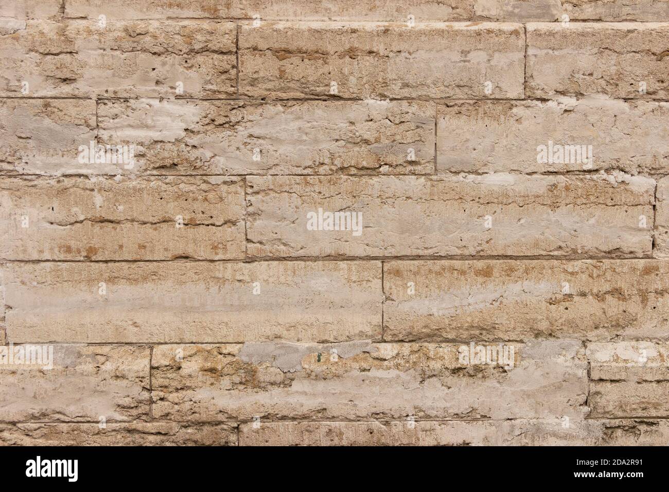 Wall surface of hewn stone light gray blocks Stock Photo - Alamy